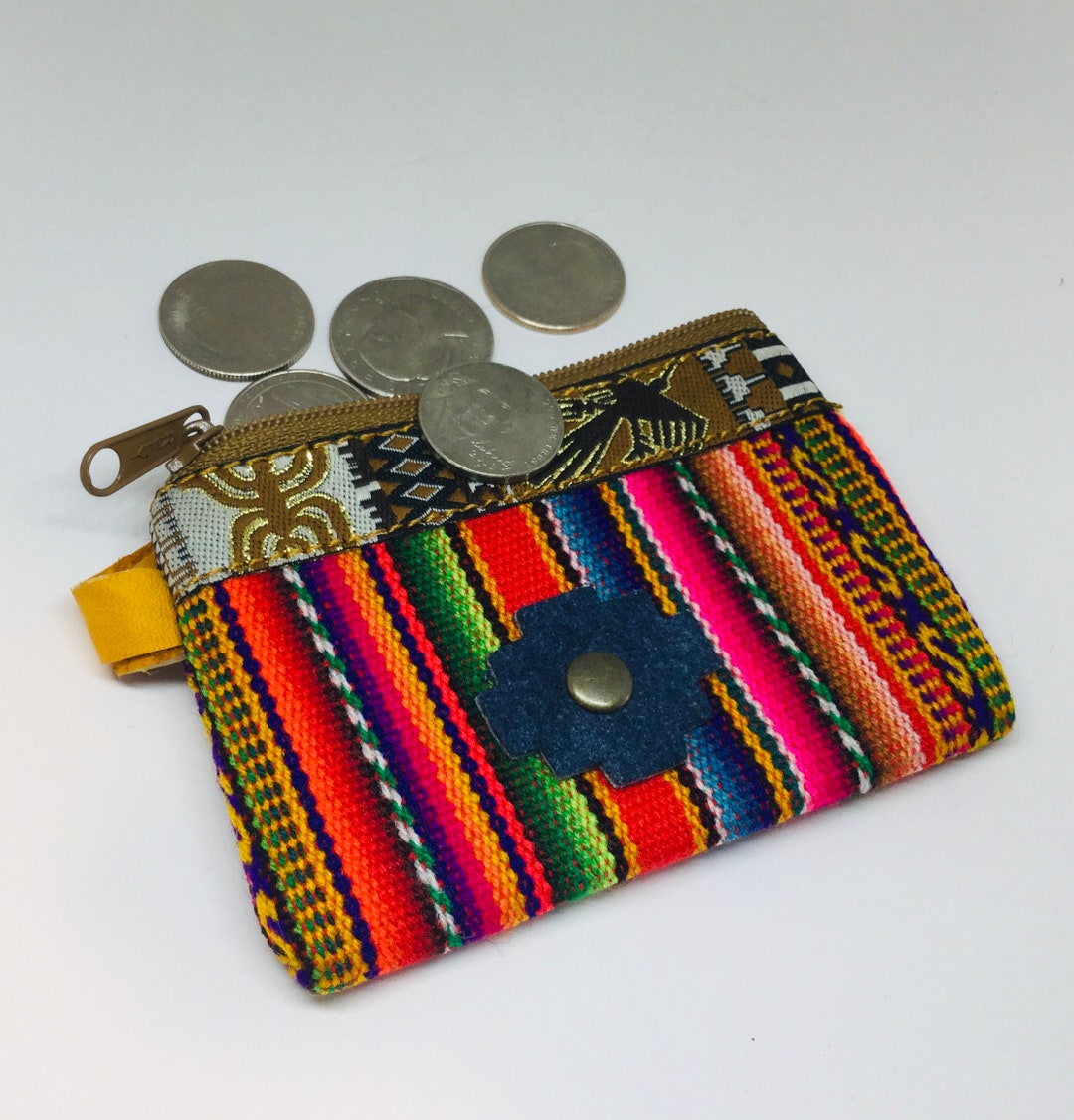 Colourful Coin Purse, Manta Fabric Coin Purse, Pocket Travel Pouch ...