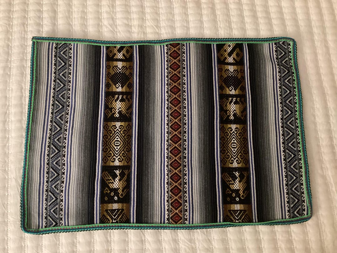 Peruvian Altar Cloth, Andean Manta Cloth, Ceremonial Cloth, Shaman ...
