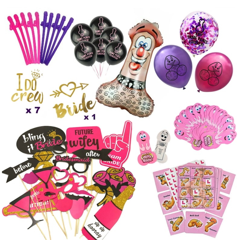 Hens Night Decorations Bachelorette Party Accessories Hen | Etsy