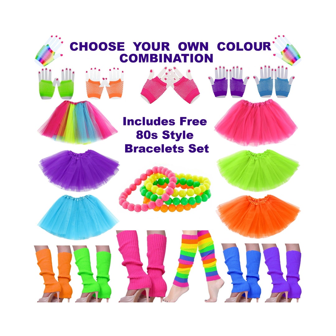 80s Tutu Outfits, Fancy Dress Outfit, Womens 80s Costume, 90s Girls ...