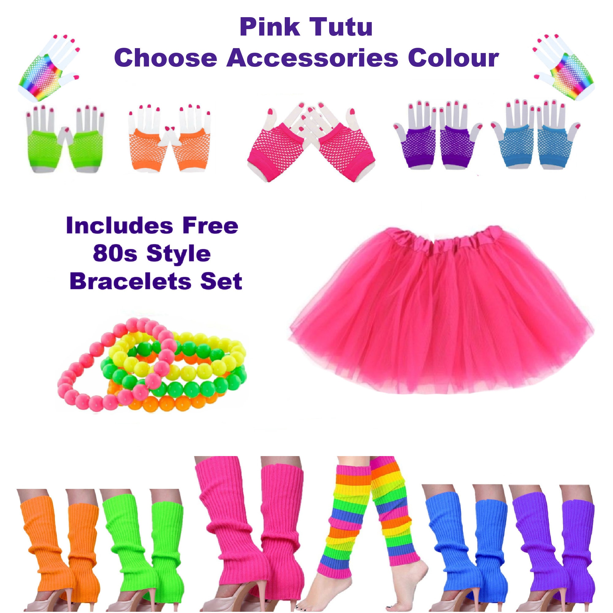80s Tutu Outfits, Fancy Dress Outfit, Womens 80s Costume, 90s Girls ...