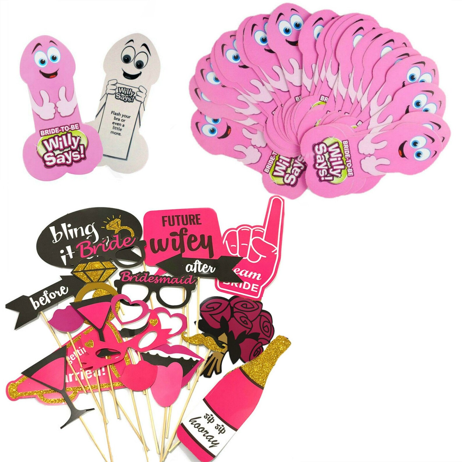 Hens Night Decorations Bachelorette Party Accessories Hen - Etsy