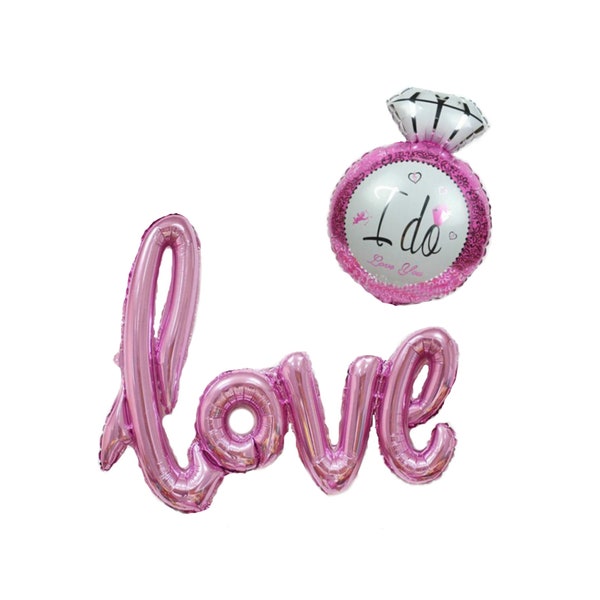 Love Script Balloon - Etsy