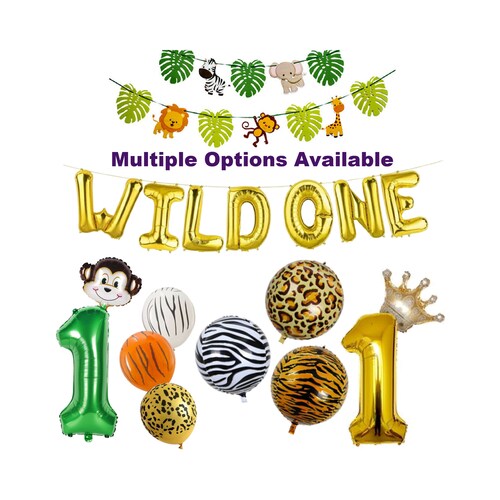 Wild One Birthday Banner Boy Girl Wild One Party Decoration - Etsy