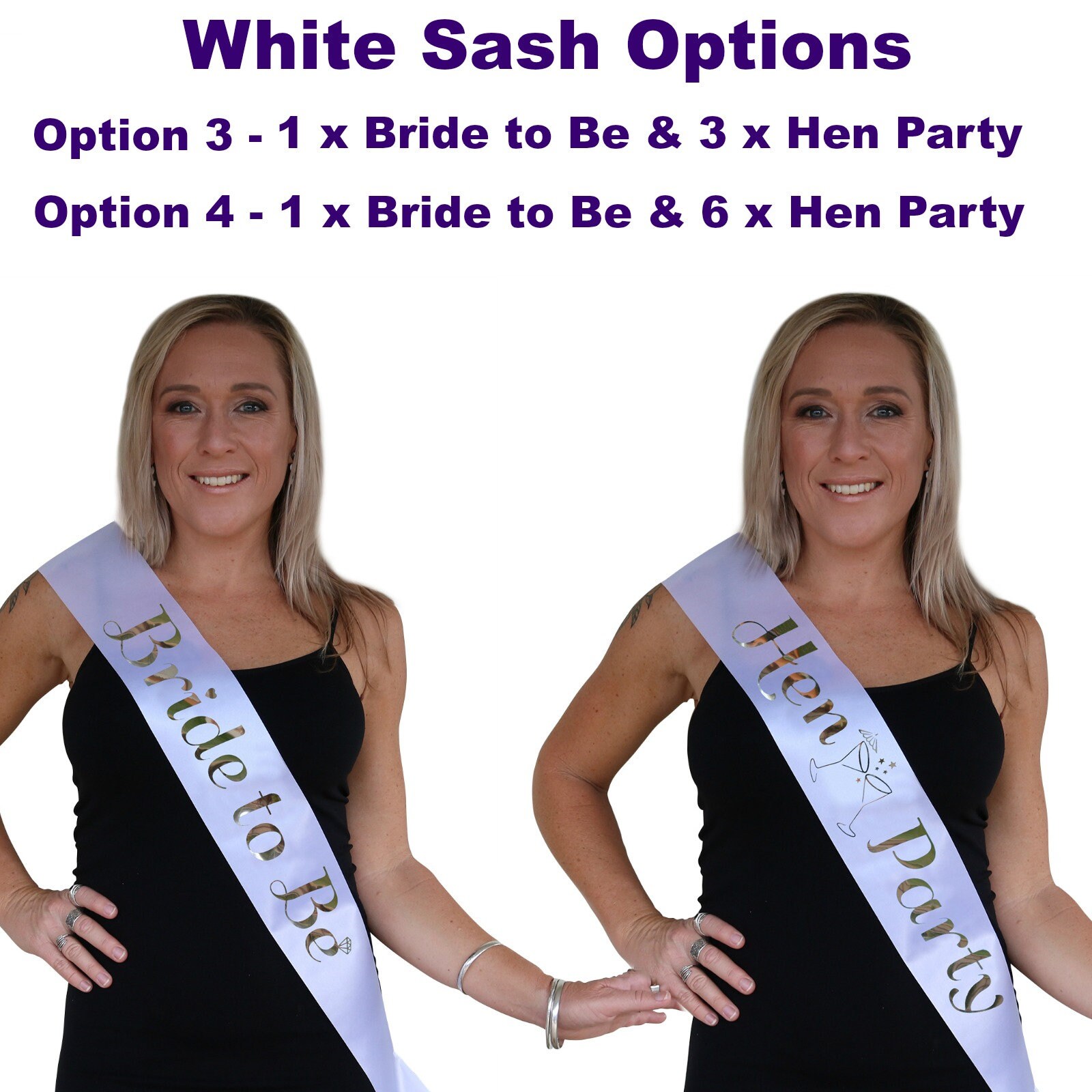 Hen Party Sash in Rose Gold Bride to Be Sash set Hen Night | Etsy