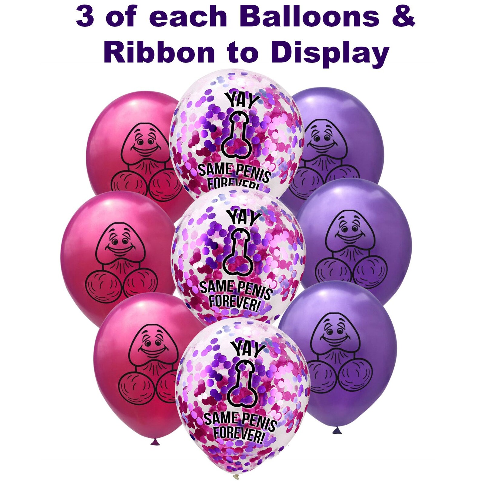 Hen Party Balloons Bachelorette Balloons Willy Balloon | Etsy