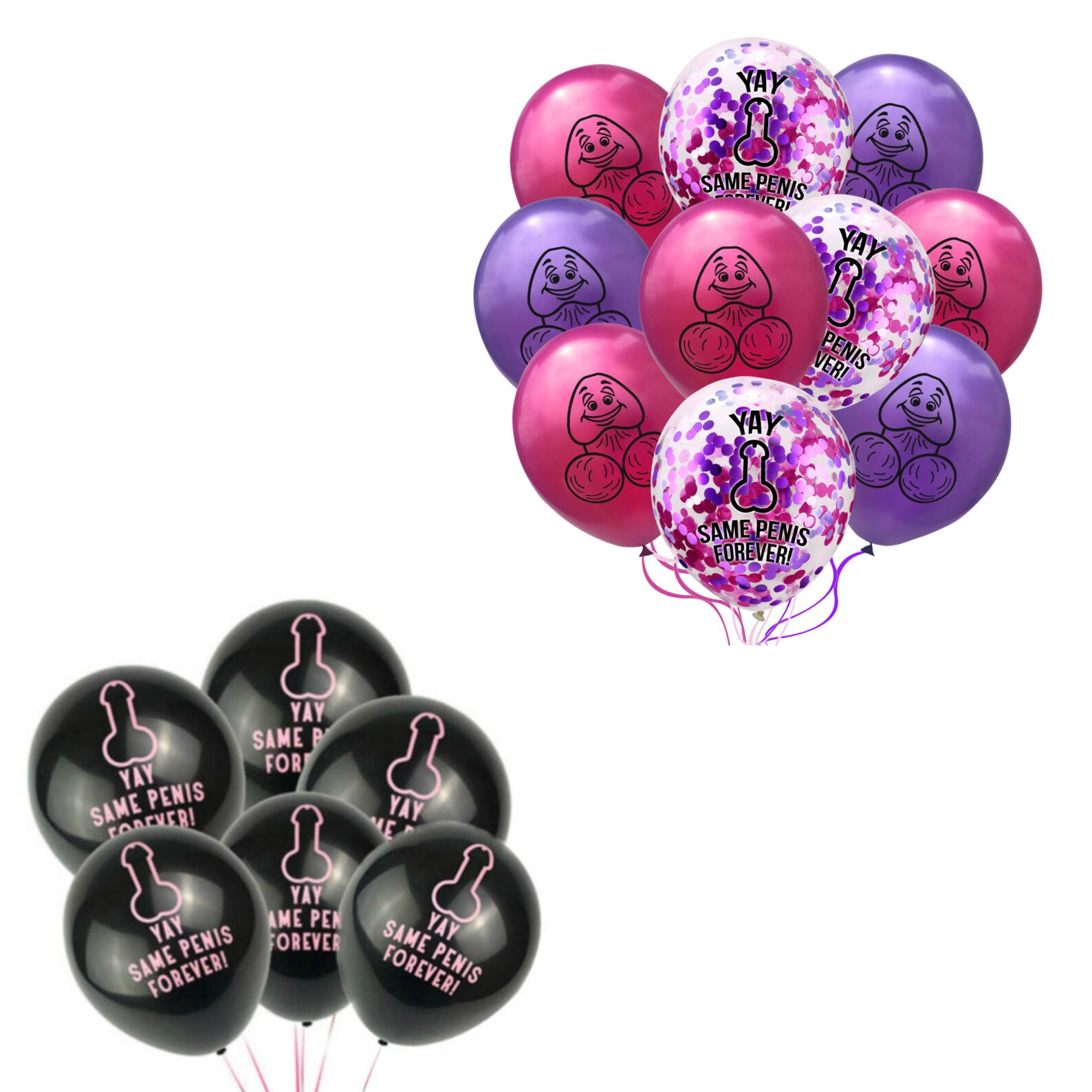 Hen Party Balloons Bachelorette Balloons Willy Balloon - Etsy