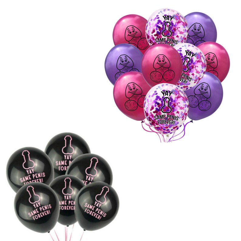 Hen Party Balloons Bachelorette Balloons Willy Balloon - Etsy