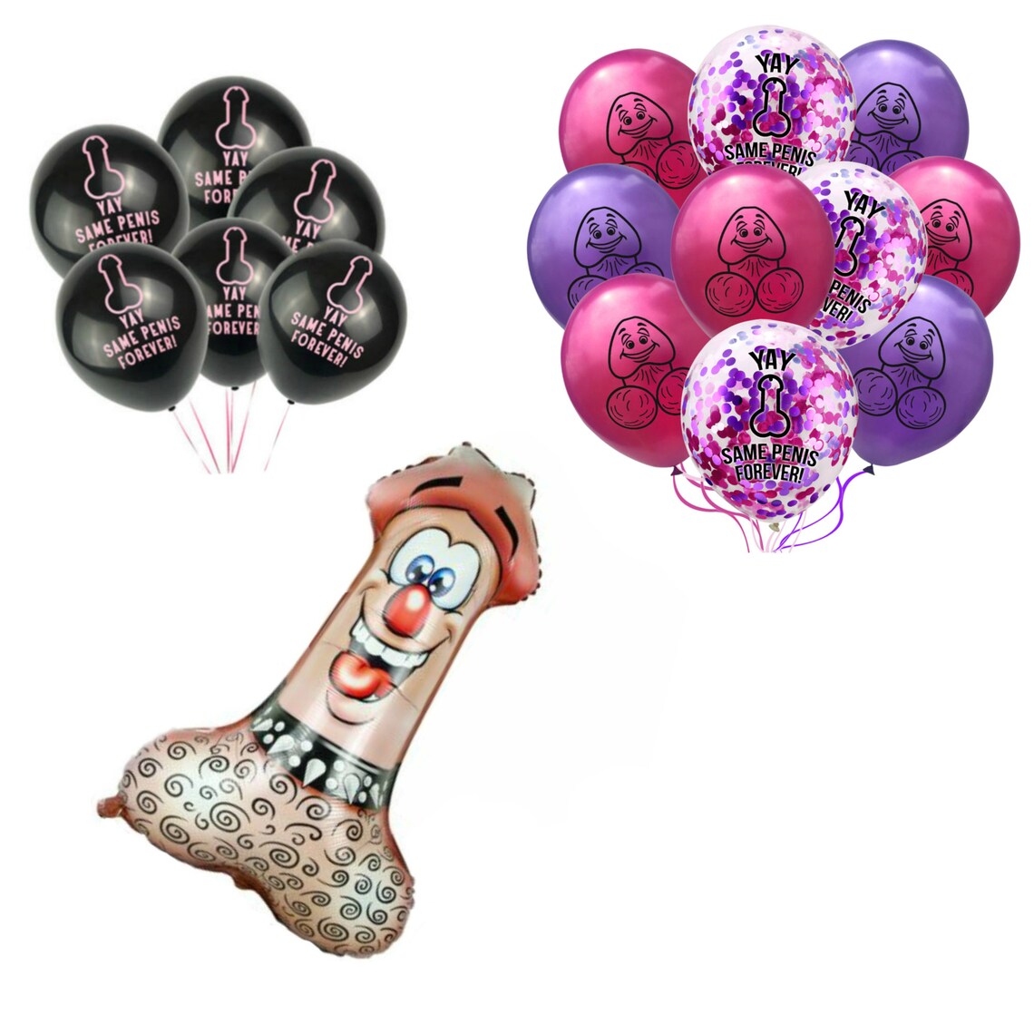 Hen Party Balloons Bachelorette Balloons Willy Balloon - Etsy Australia