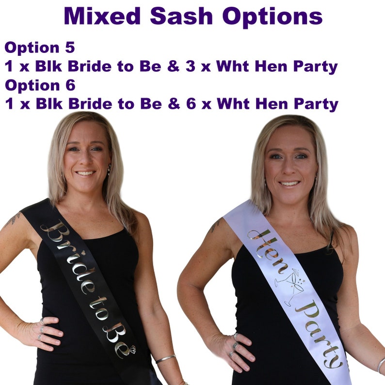 Hen Party Sash in Rose Gold Bride to Be Sash Set Hen Night | Etsy Australia