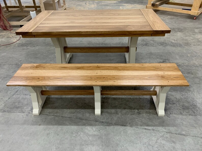 Farmhouse Trestle Table - Etsy
