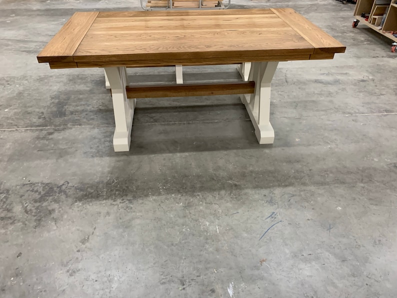 Farmhouse Trestle Table - Etsy