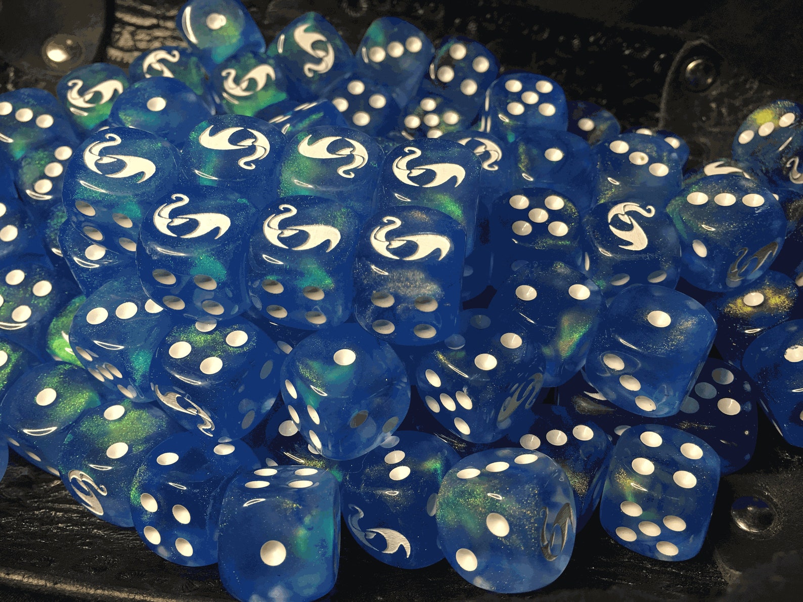 UDIC D6 Logo Customized Dice 2018 Blue With White Special - Etsy