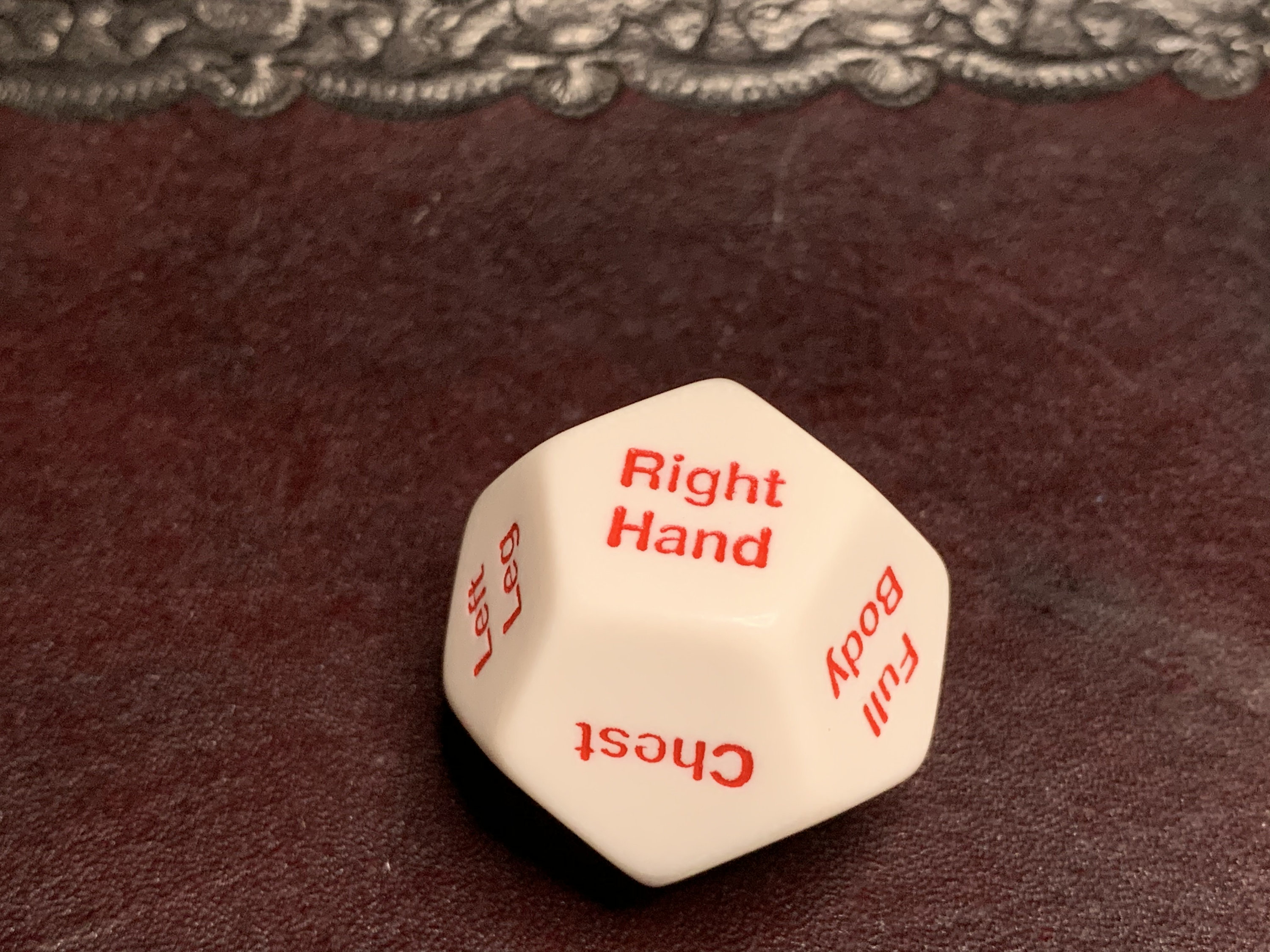 Hit Location D12 Twelve Sided Die Dice Critical Fumble 28MM - Etsy Polska