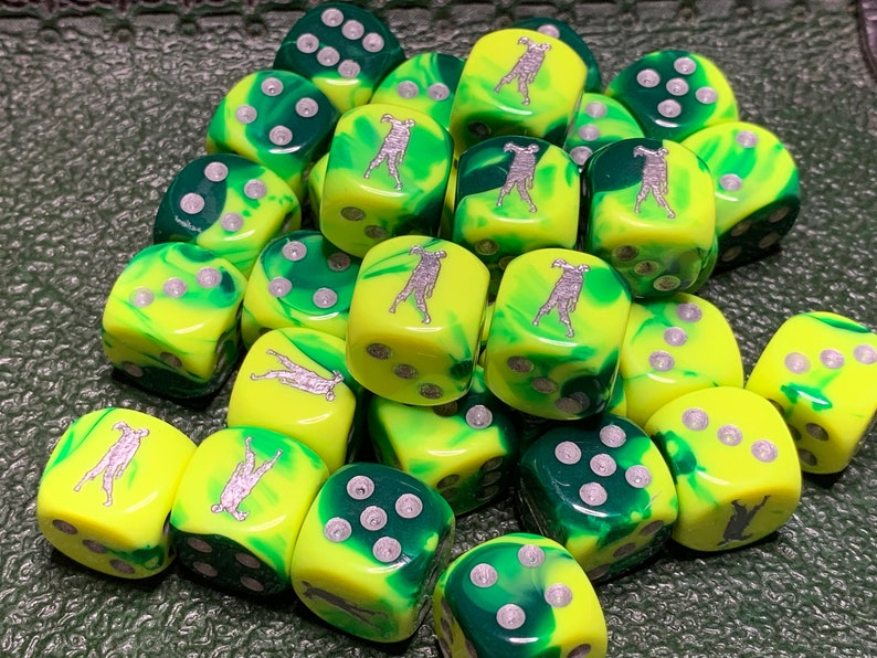 D6 Customized Six Sided Die Zombie Monster Scary RPG - Etsy