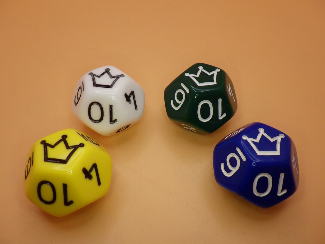 D12 Crown Dice RPG Tool Tabletop Roleplay Games Supply CCG Card Board ...