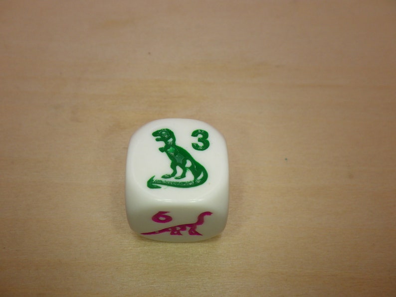 1D6 Dinosaur 16mm Six Sided Die RPG Tool Tabletop Roleplay - Etsy