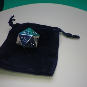 Metal Countdown 22mm With Bag D20 - RPG Tool Tabletop Roleplay Games ...