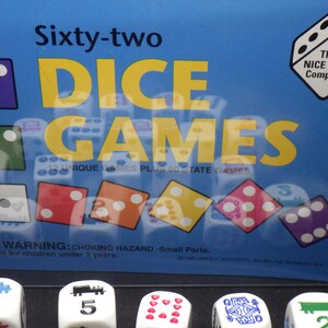 62 Dice Games - Instructions With Dice Tabletop Gaming - D6 RPG ...