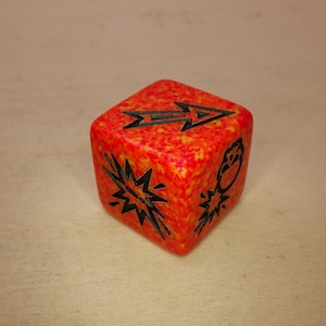Custom Engraved 16mm Block Dice - D6 RPG Tabletop Gaming Die & Token - Etsy