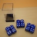 16mm 12D6 Dice Block - Blue With White - Tool Tabletop Roleplay Games ...