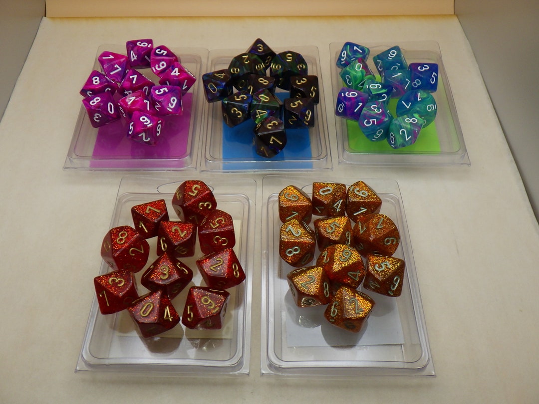 16mm Dice 10d10 (ten Ten-sided)- Five Color & Style Options - Tool ...