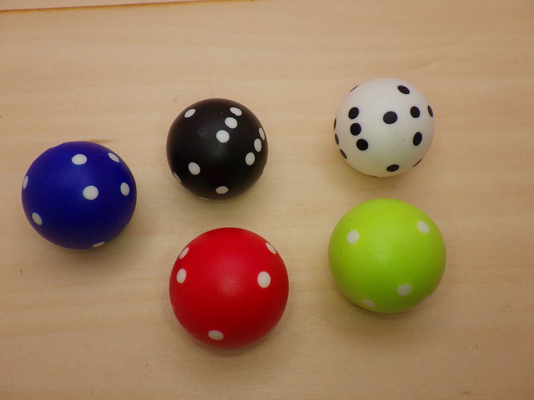 Spherical D6 Rolling Sphere / Round Six Sided Dice / Tabletop RPG ...