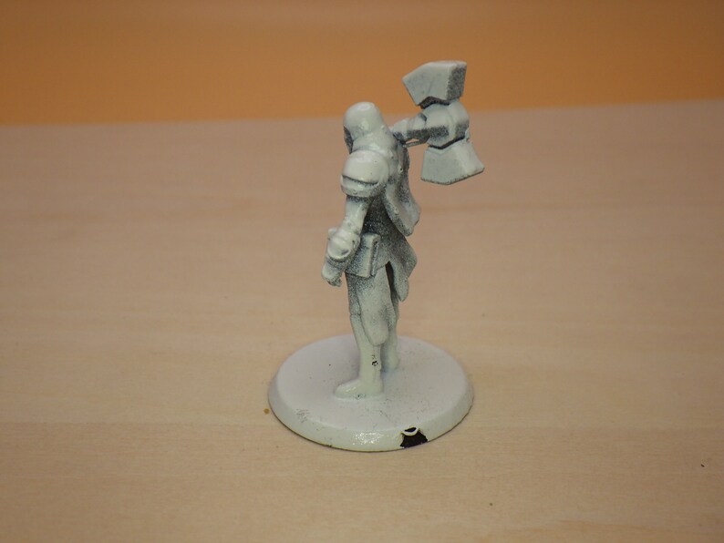 Masked Shoulder Slung Double Hammer Spell Book Figure Miniature 32mm ...
