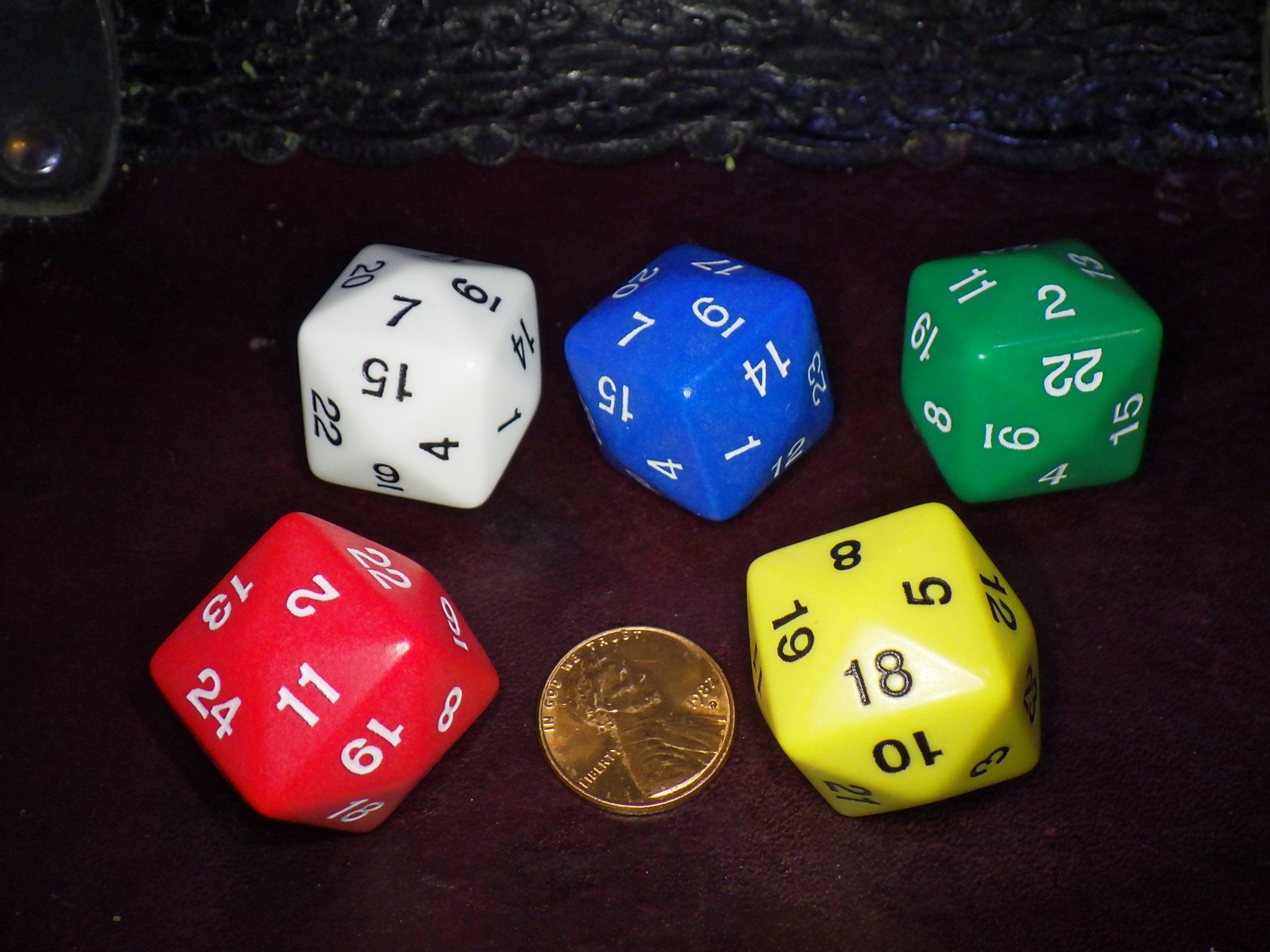 24-sided Polyhedral D24 Die RPG Tool Tabletop Roleplay Games - Etsy