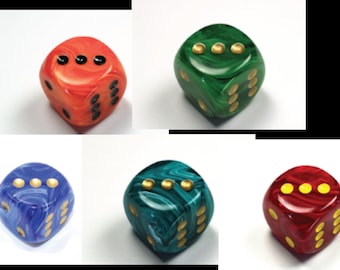 Crab Dice Game Instructions With 5 Dice RPG Tool Tabletop - Etsy
