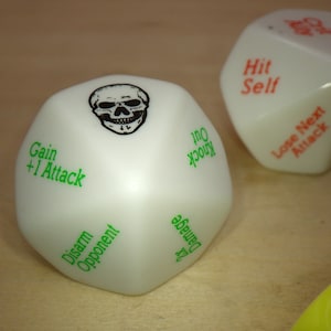 RPG Critical Hit and Fumble Dice Tabletop Gaming Game Roll Random ...