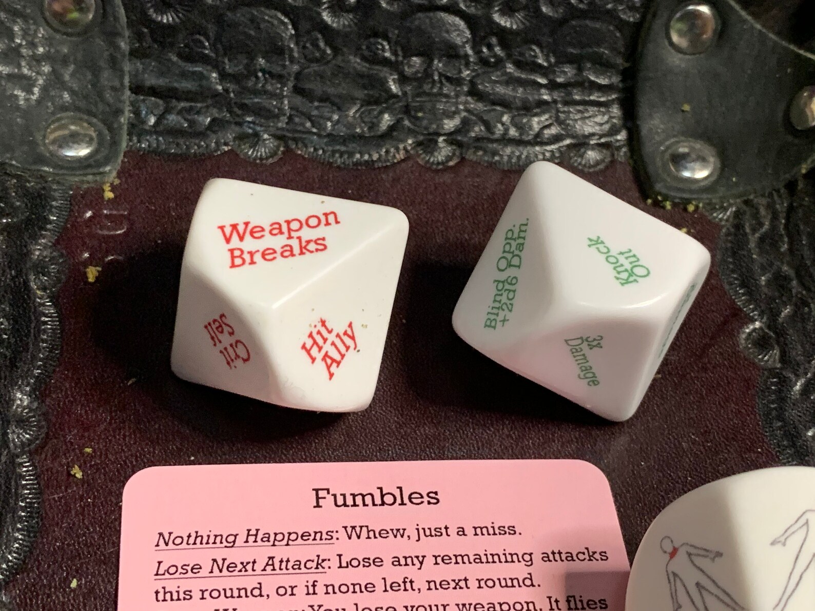 RPG Critical Hit and Fumble Dice Tabletop Gaming Game Roll - Etsy