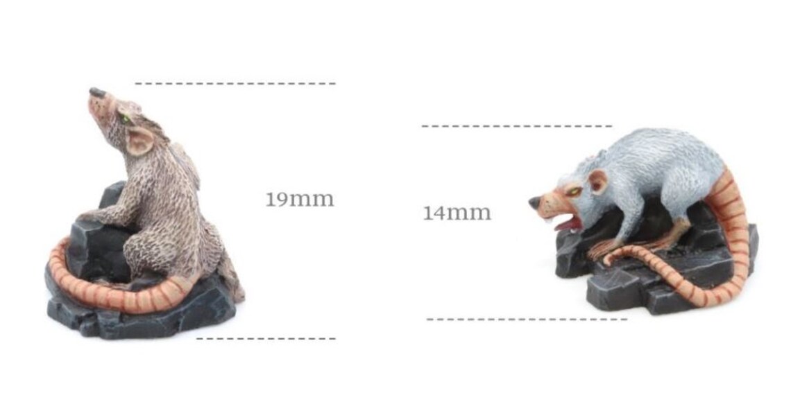 Giant Rats Pack 10 Models Miniatures Figures RPG Tabletop - Etsy