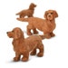 Dachshunds 1x.5 Inch Weiner Mini Lot of X4 Figurine Animal Nature Toy ...