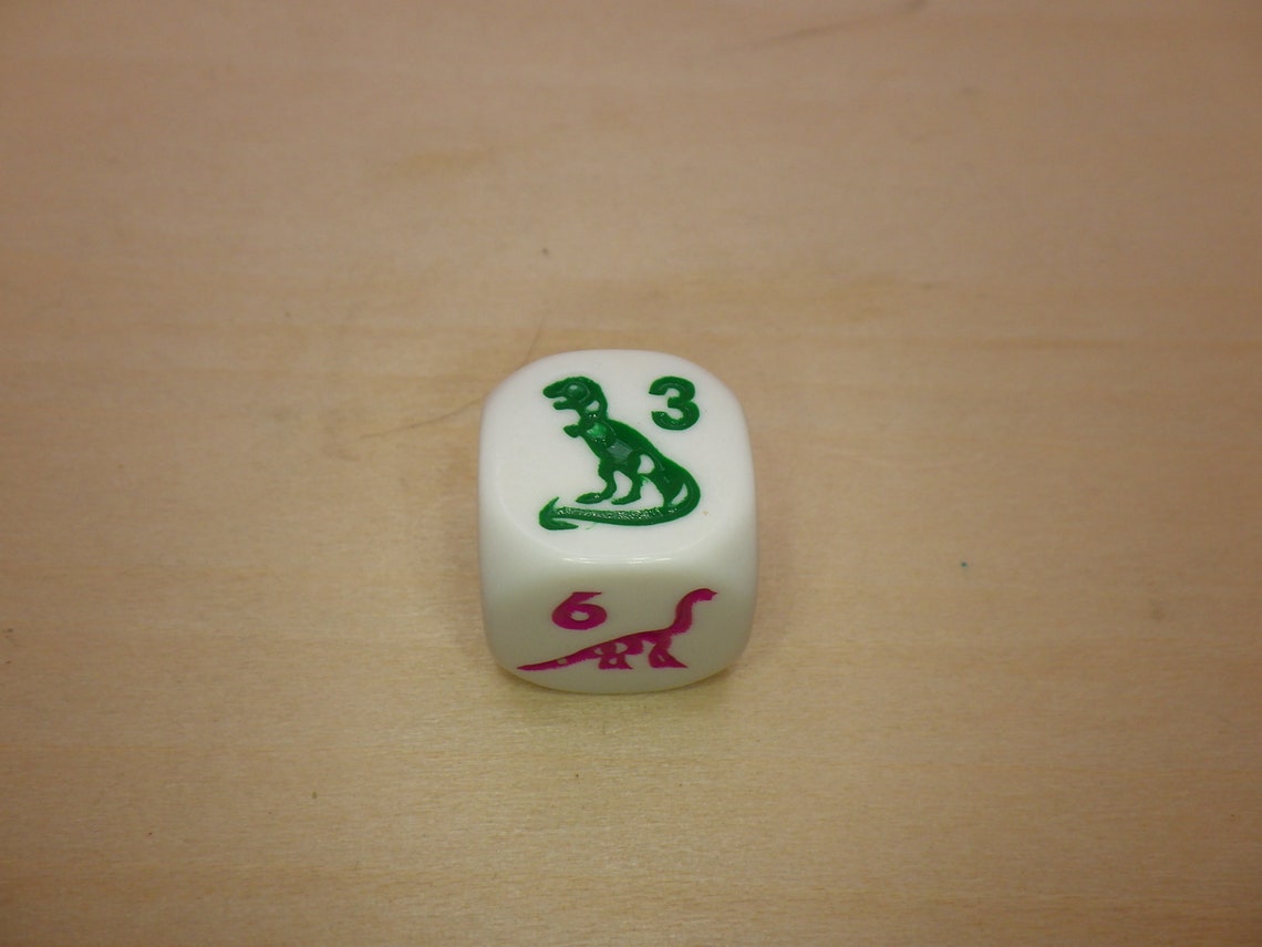 1D6 Dinosaur 16mm Six Sided Die RPG Tool Tabletop Roleplay - Etsy