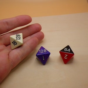 D8 (8-sided) Doubling Cube Die - Tabletop Gaming RPG Roleplay CCG Board ...