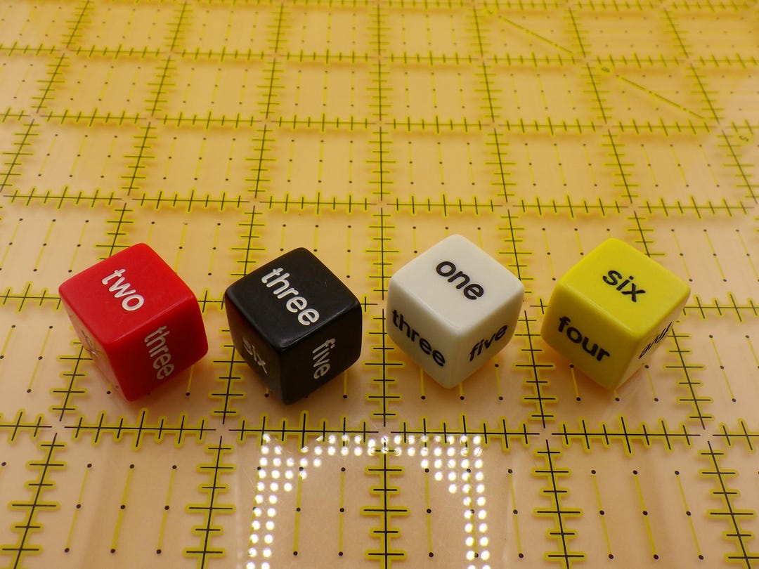 Word Die (words Instead of Numbers), 16mm, Sold by the EACH, in Opaque ...