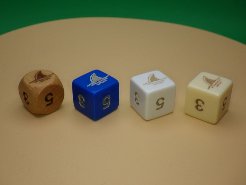 Shark Fin Custom D6 Die 16mm Six Sided RPG Tool Tabletop - Etsy