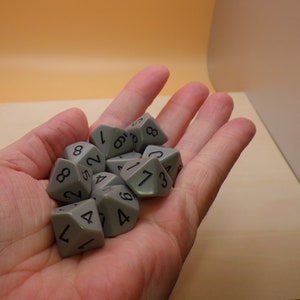 16mm Dice 10d10 (ten Ten-sided)- Multiple Color Options - RPG Tool ...