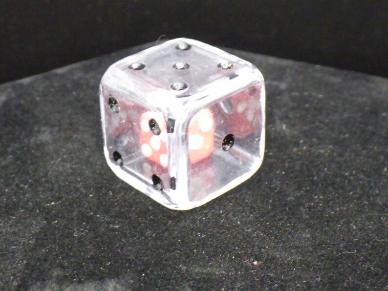 Double D6 2D6 Small Six in Large Transparent Six Die - Etsy