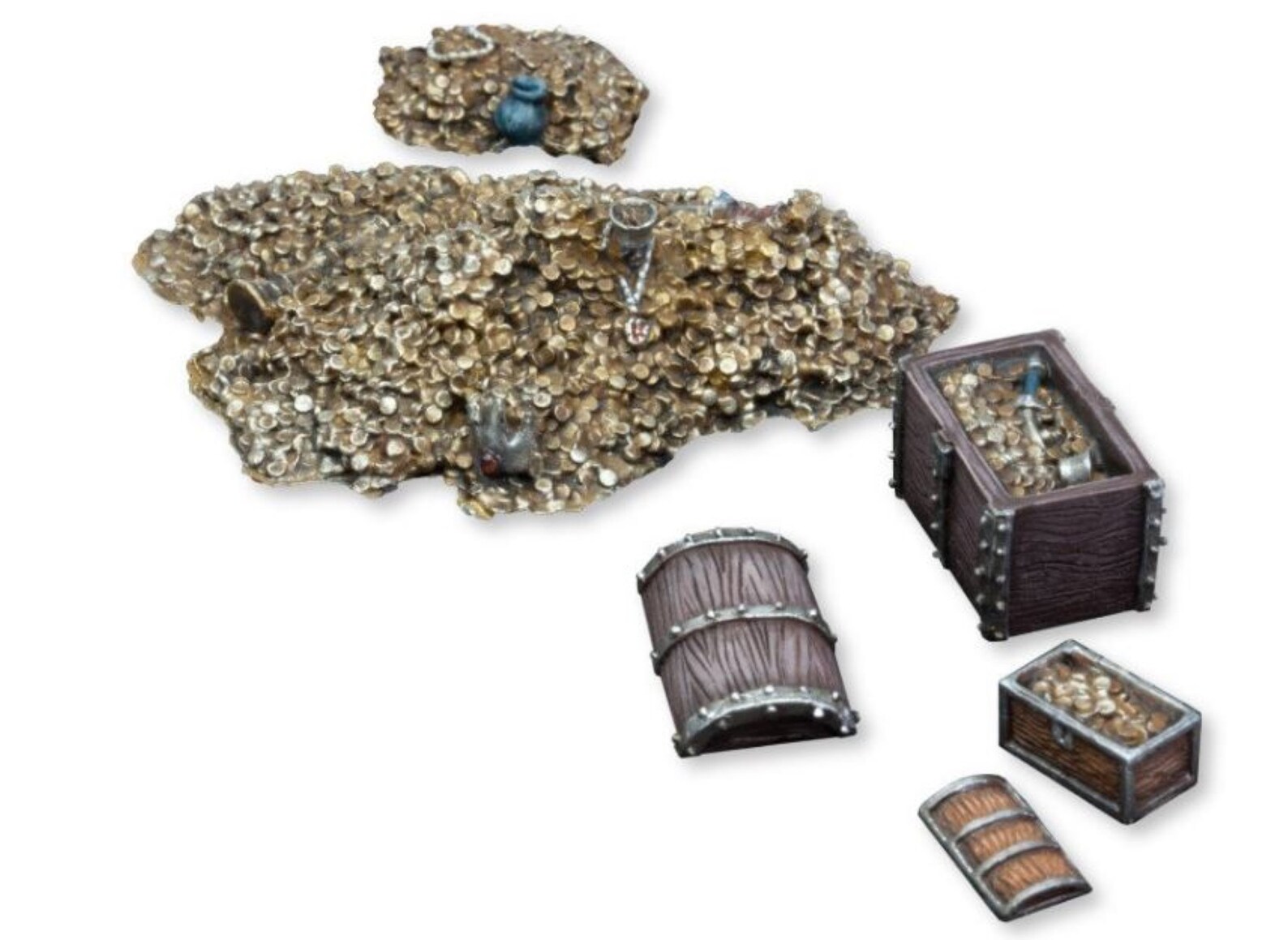 Treasure Set 1 6 Miniatures Figures RPG Tabletop Roleplay | Etsy