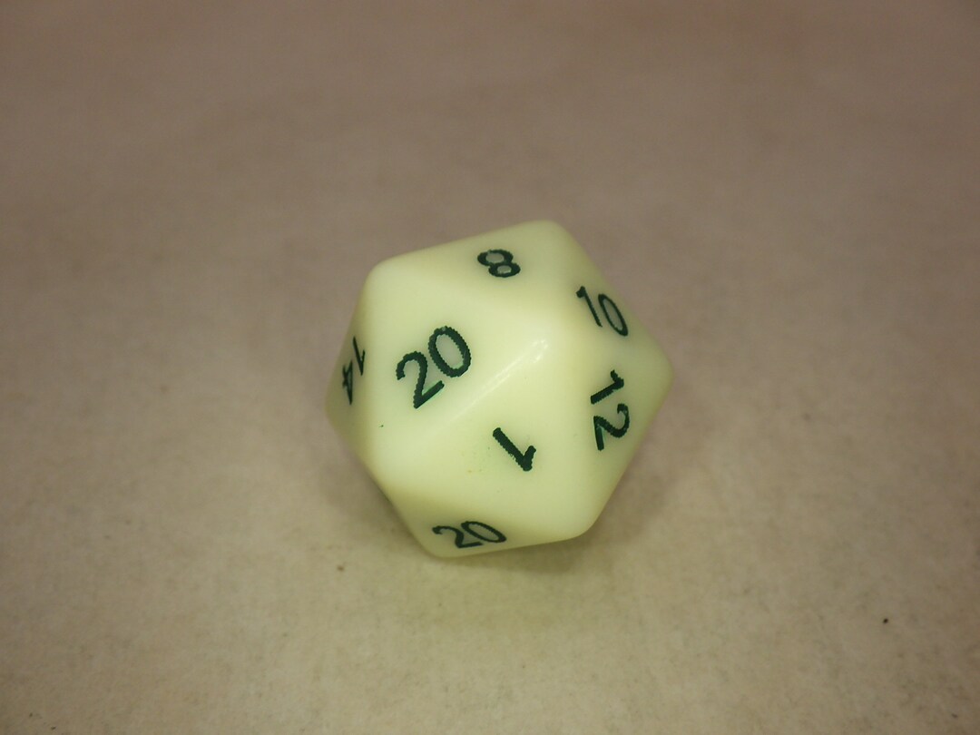 Three 20 Sides, and Three 1 Sides, No 2, 3, 18, 19, Custom Made D20 ...