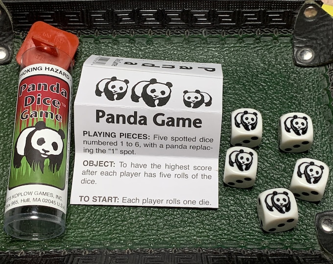 Panda Dice Game Instructions With 5 Dice RPG Tool Tabletop - Etsy