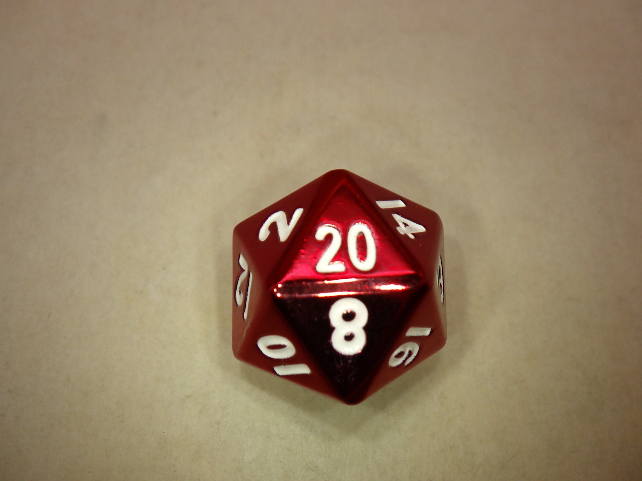 Metal Red 16mm Polyhedral Dice Set (or Individually) - RPG Tool ...