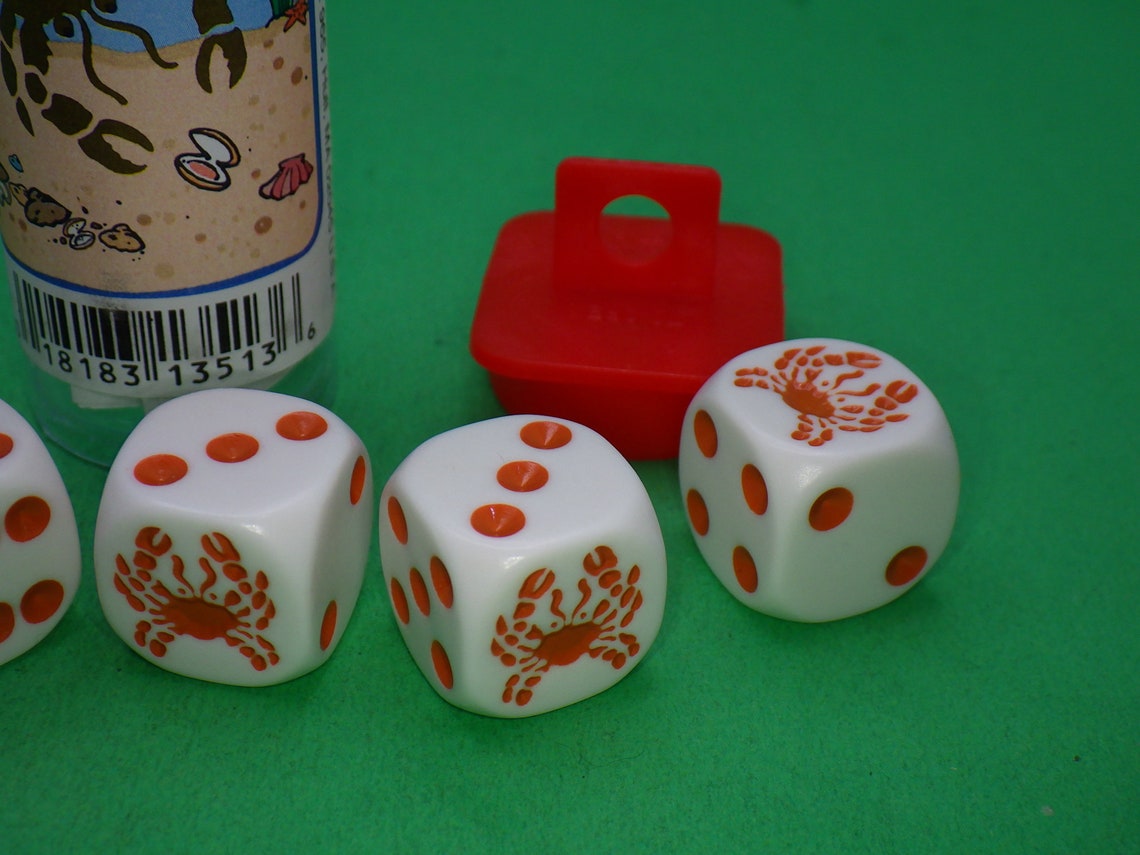 Crab Dice Game - Instructions With 5 Dice - RPG Tool Tabletop Roleplay ...
