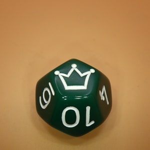 D12 Crown Dice RPG Tool Tabletop Roleplay Games Supply CCG Card Board ...