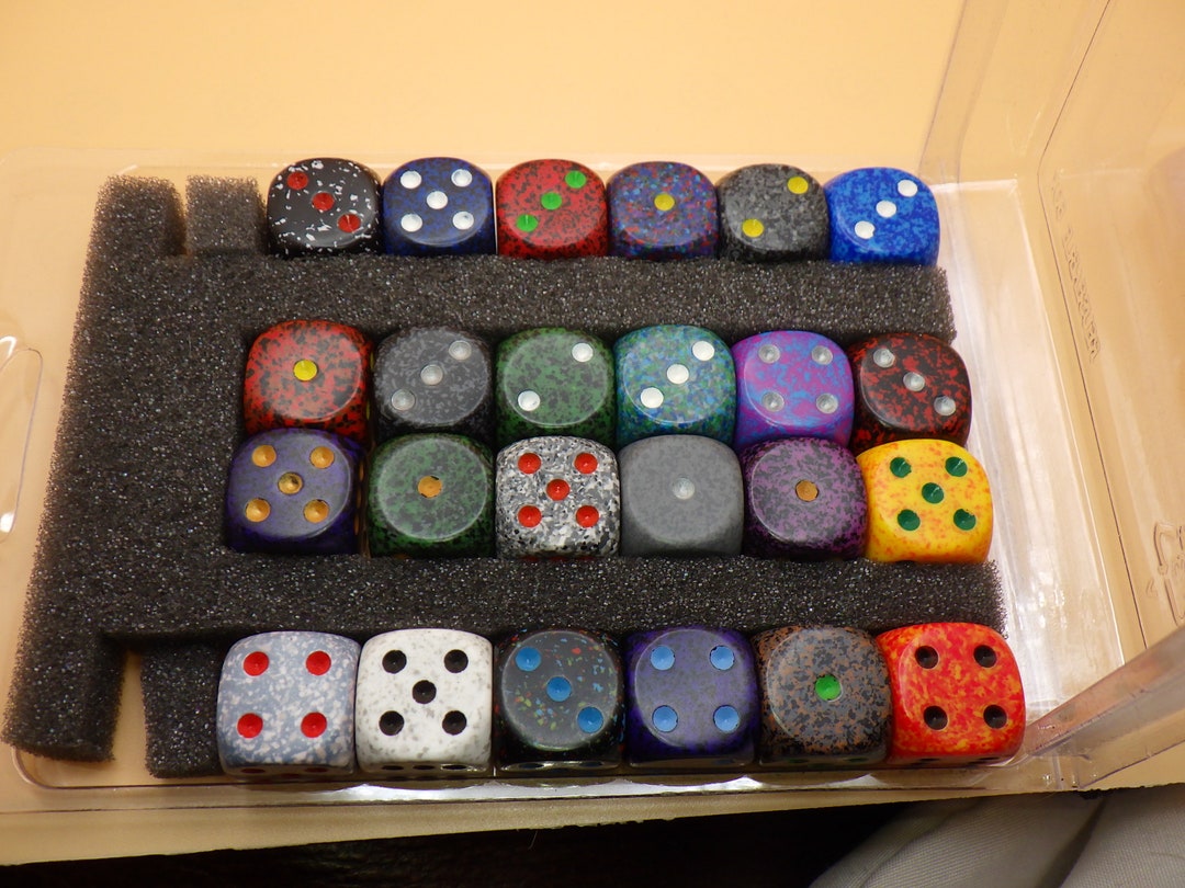 16mm Dice Reference Pack Packet Catalog Tabletop RPG CCG - Speckled ...