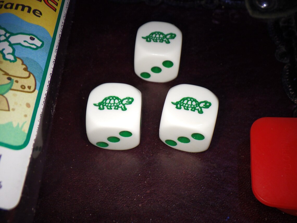 Turtle Dice Game Instructions With 5 Dice RPG Tool - Etsy