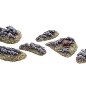 Rat Swarms - Set 1 (6) Miniatures Figures RPG Tabletop Roleplay Games ...