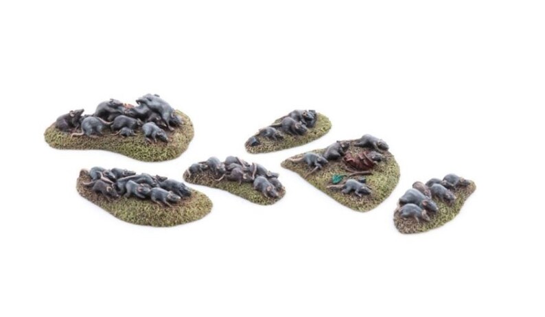 Rat Swarms Set 1 6 Miniatures Figures RPG Tabletop - Etsy
